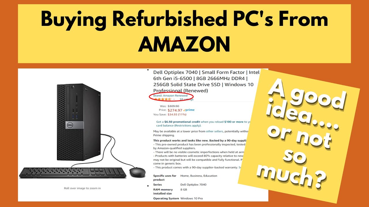 Buying Amazon Refurbished PCs - Deal or No Deal? - tektoc